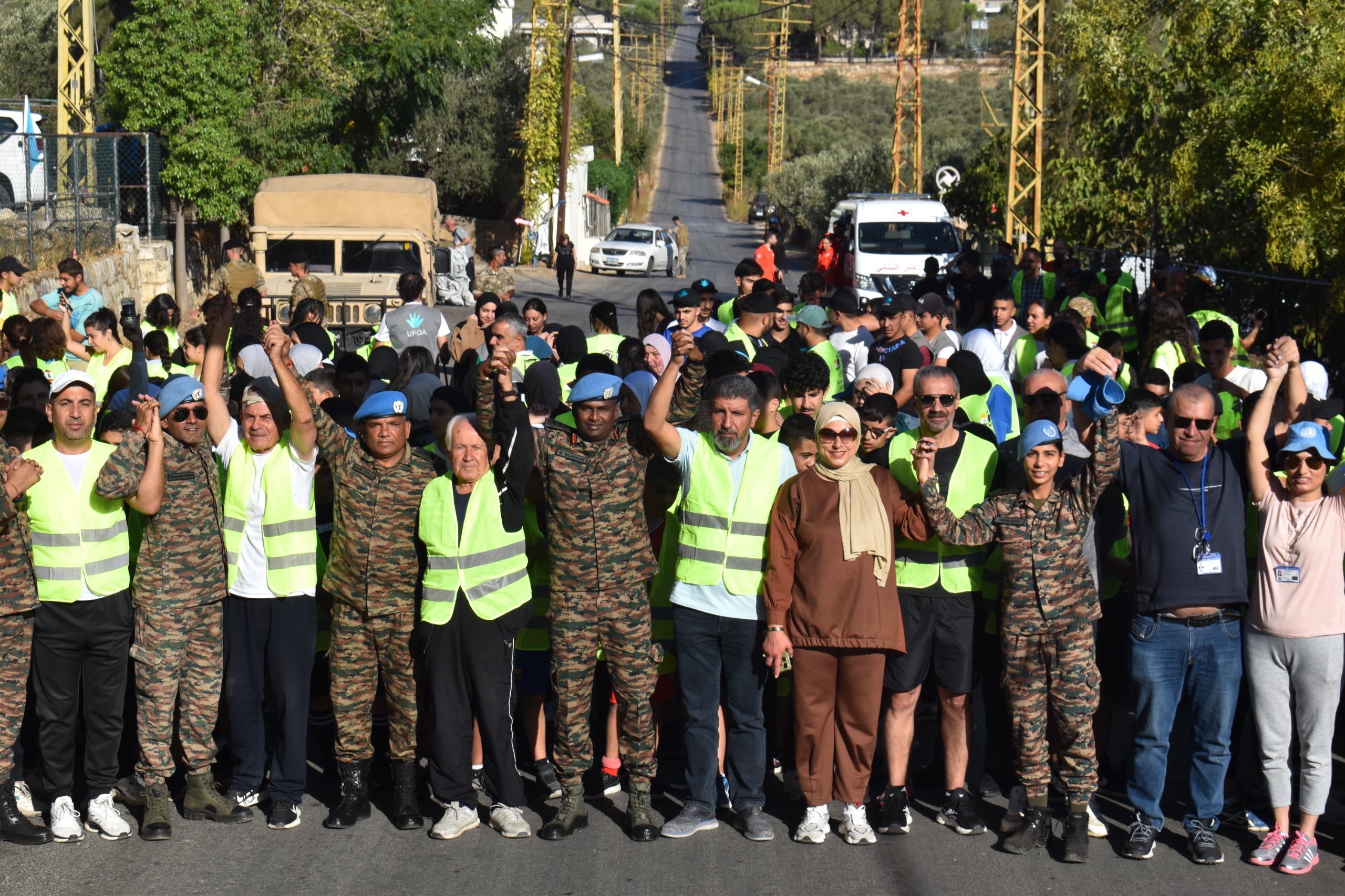 UNIFIL Indian peacekeepers lead “Walk for Peace” in South Lebanon | UNIFIL