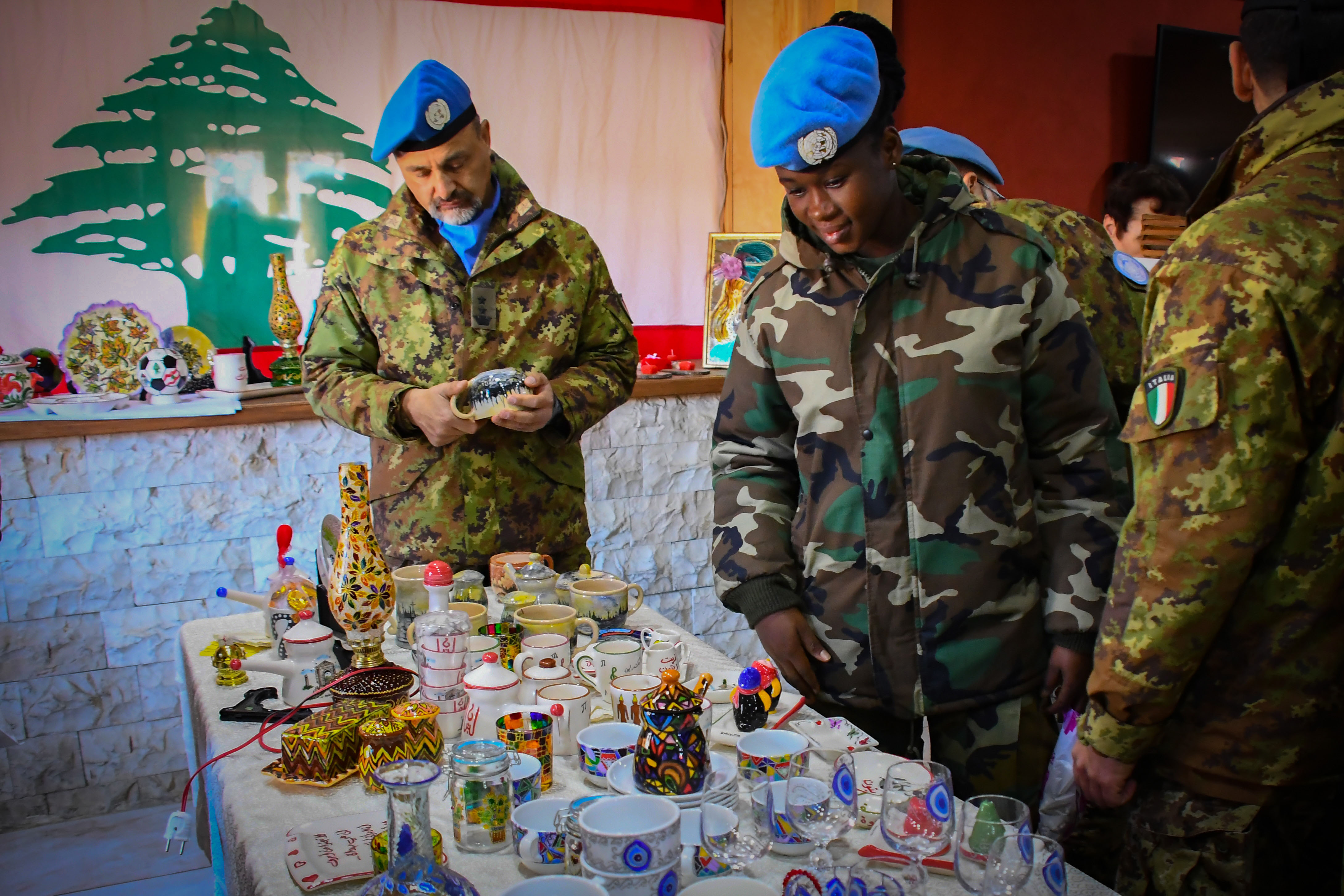 Local cuisines and handicrafts on display in UNIFIL Sector West HQ | UNIFIL