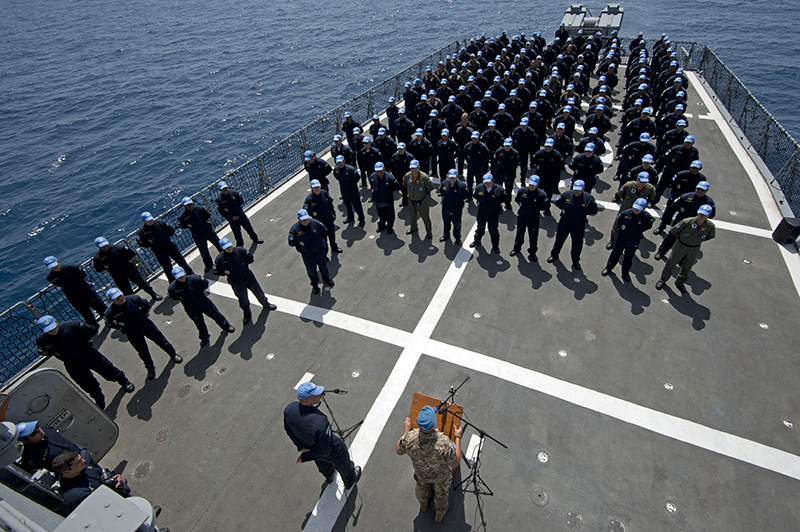 UNIFIL’s Maritime Task Force commended for naval peacekeeping work | UNIFIL