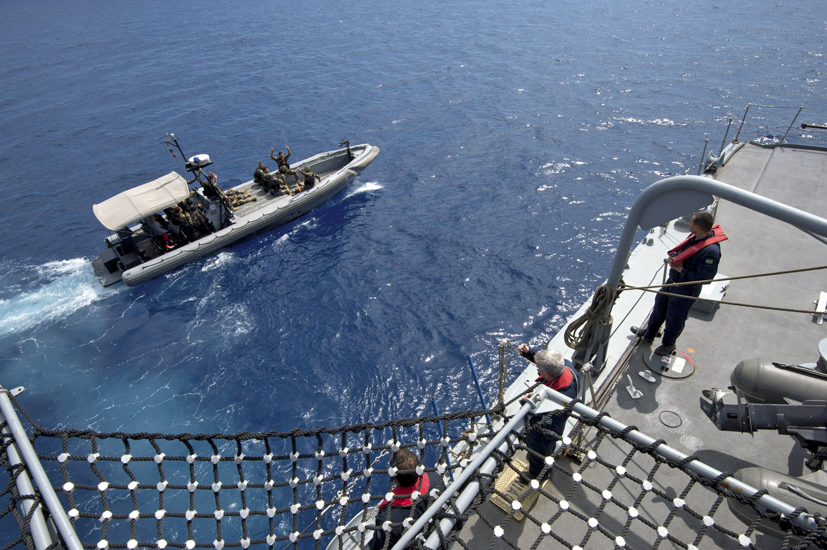 Dramatic boarding exercise with the Lebanese Navy and UNIFIL MTF | UNIFIL