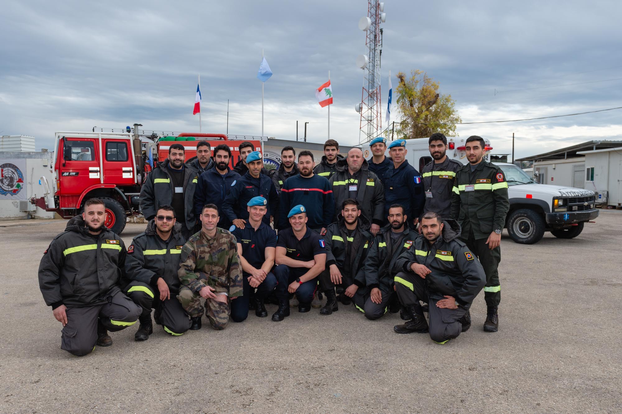 UNIFIL French firefighters train with Lebanese Civil Defense volunteers ...