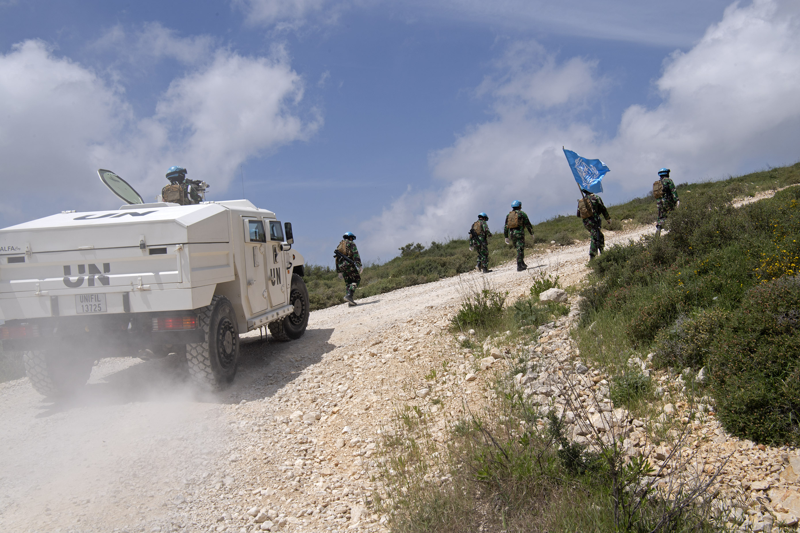 UNIFIL Indonesians peacekeepers help maintain stability along Blue Line ...