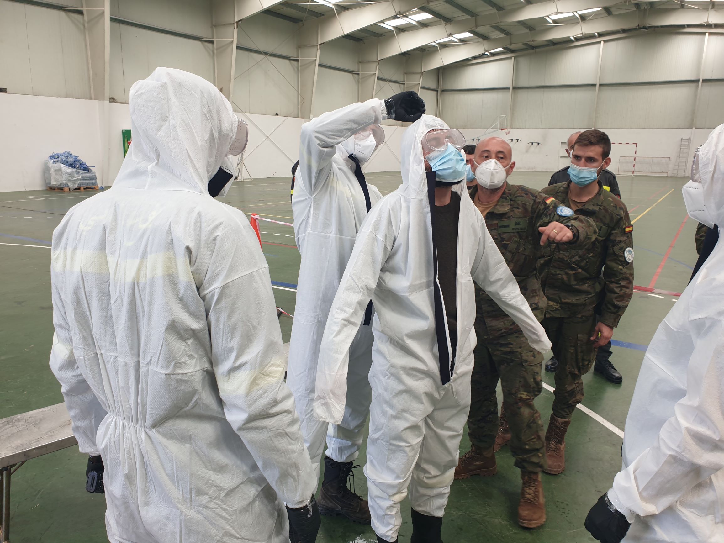 Civil defence volunteers trained on COVID-19 disinfection procedures ... Civil defence volunteers trained on COVID-19 disinfection procedures ...
