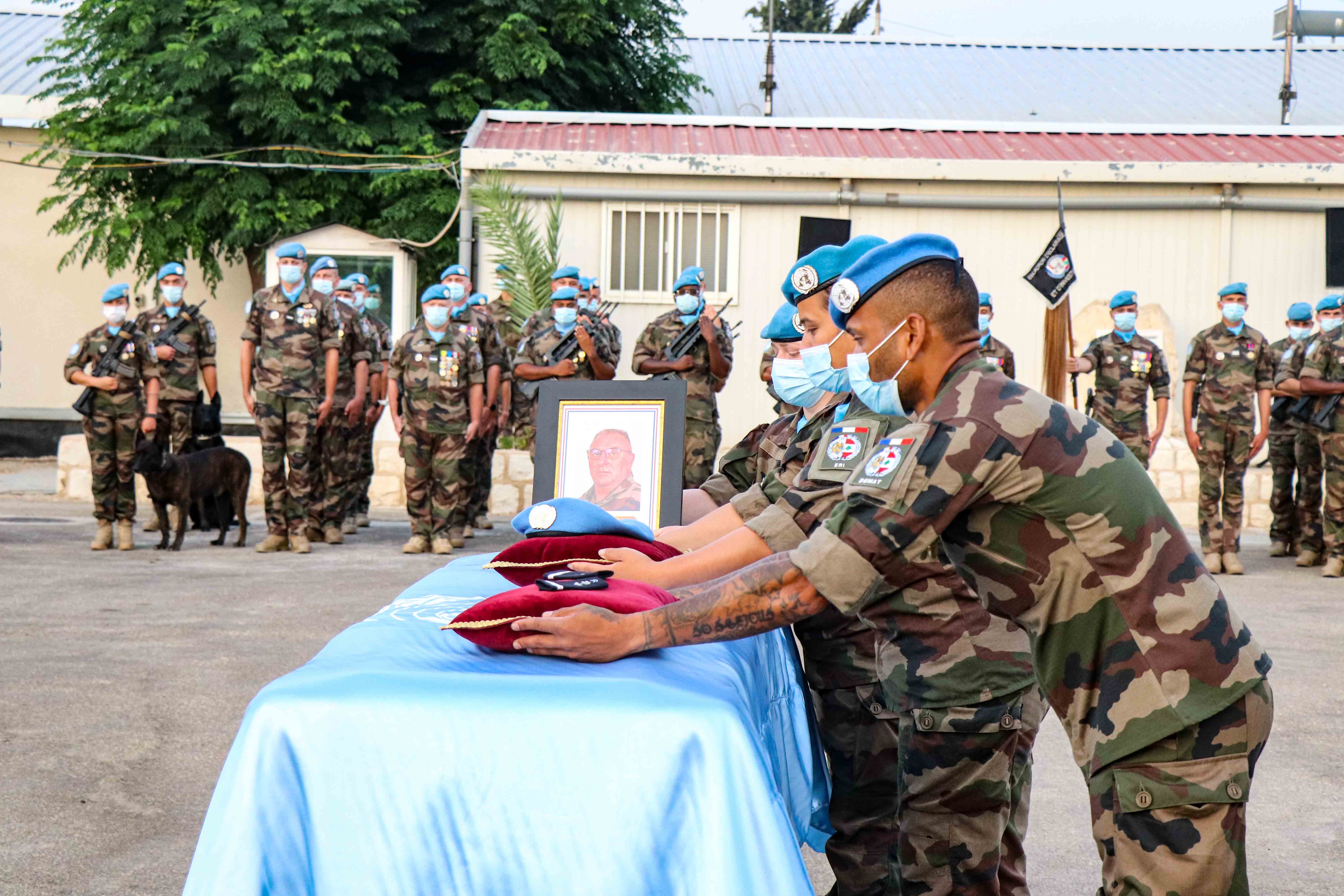 UNIFIL and LAF pay tribute to fallen French peacekeeper | UNIFIL