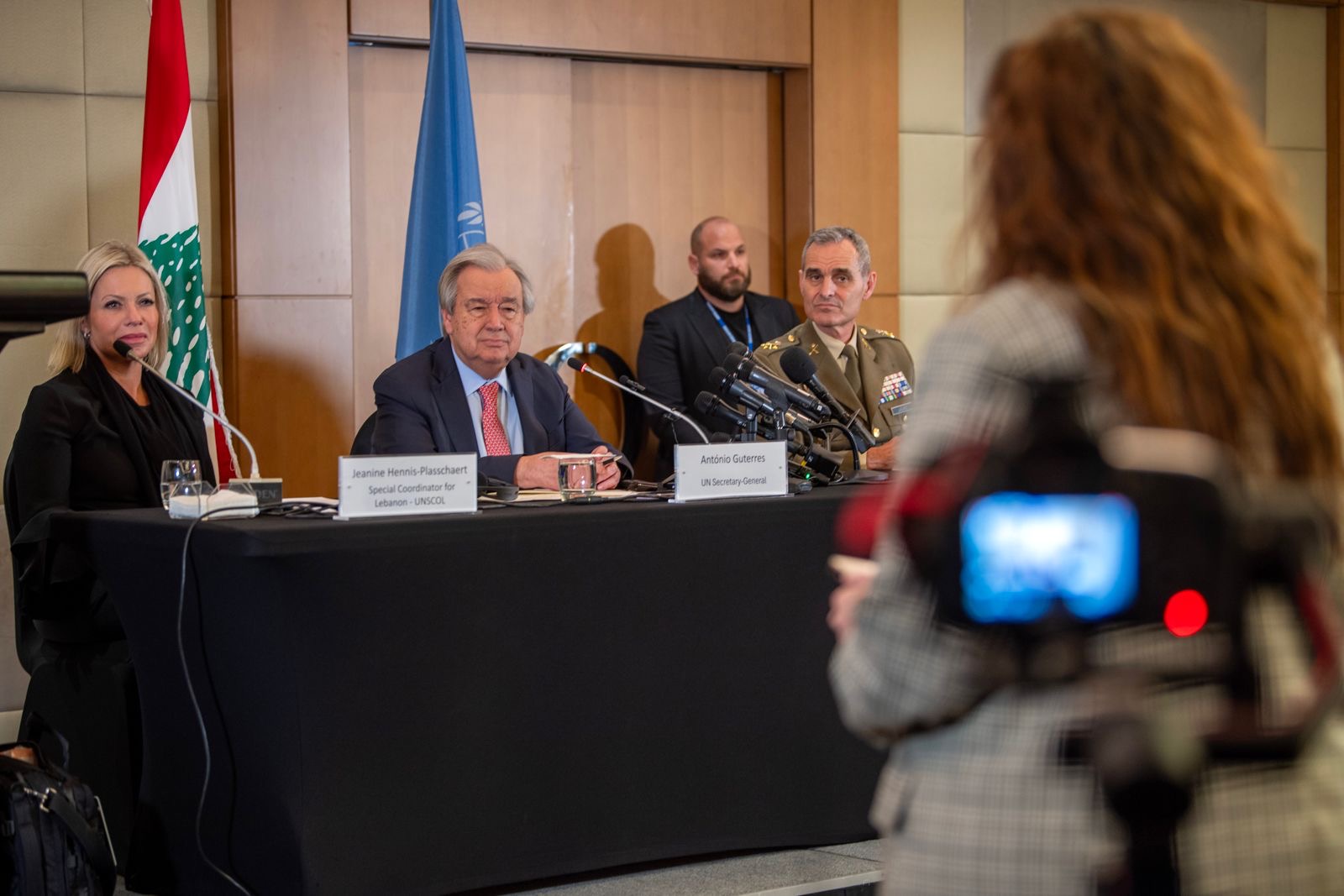 UN Secretary-General's press conference in Beirut, Lebanon (18 January ...