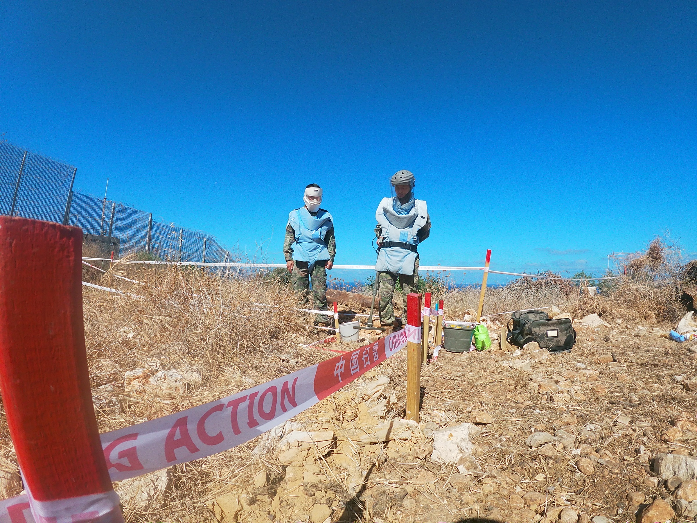Chinese peacekeepers start demining in second UNIFIL base | UNIFIL