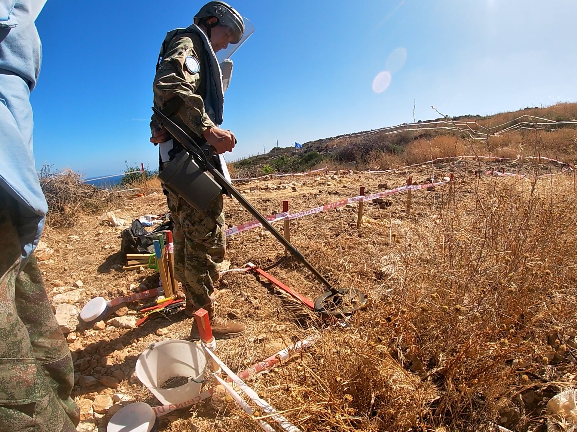 Chinese peacekeepers start demining in second UNIFIL base | UNIFIL