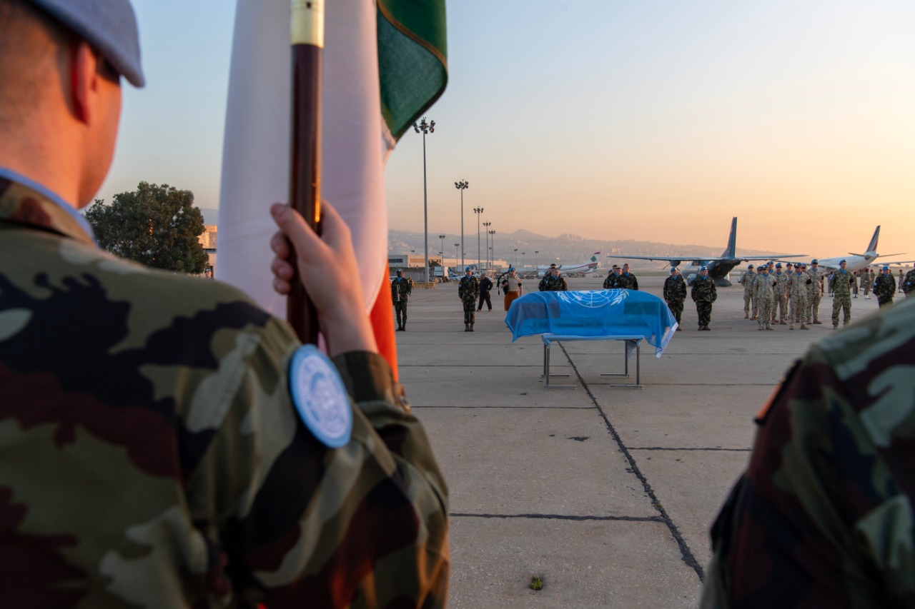 UNIFIL pays its respects to fallen Irish peacekeeper | UNIFIL
