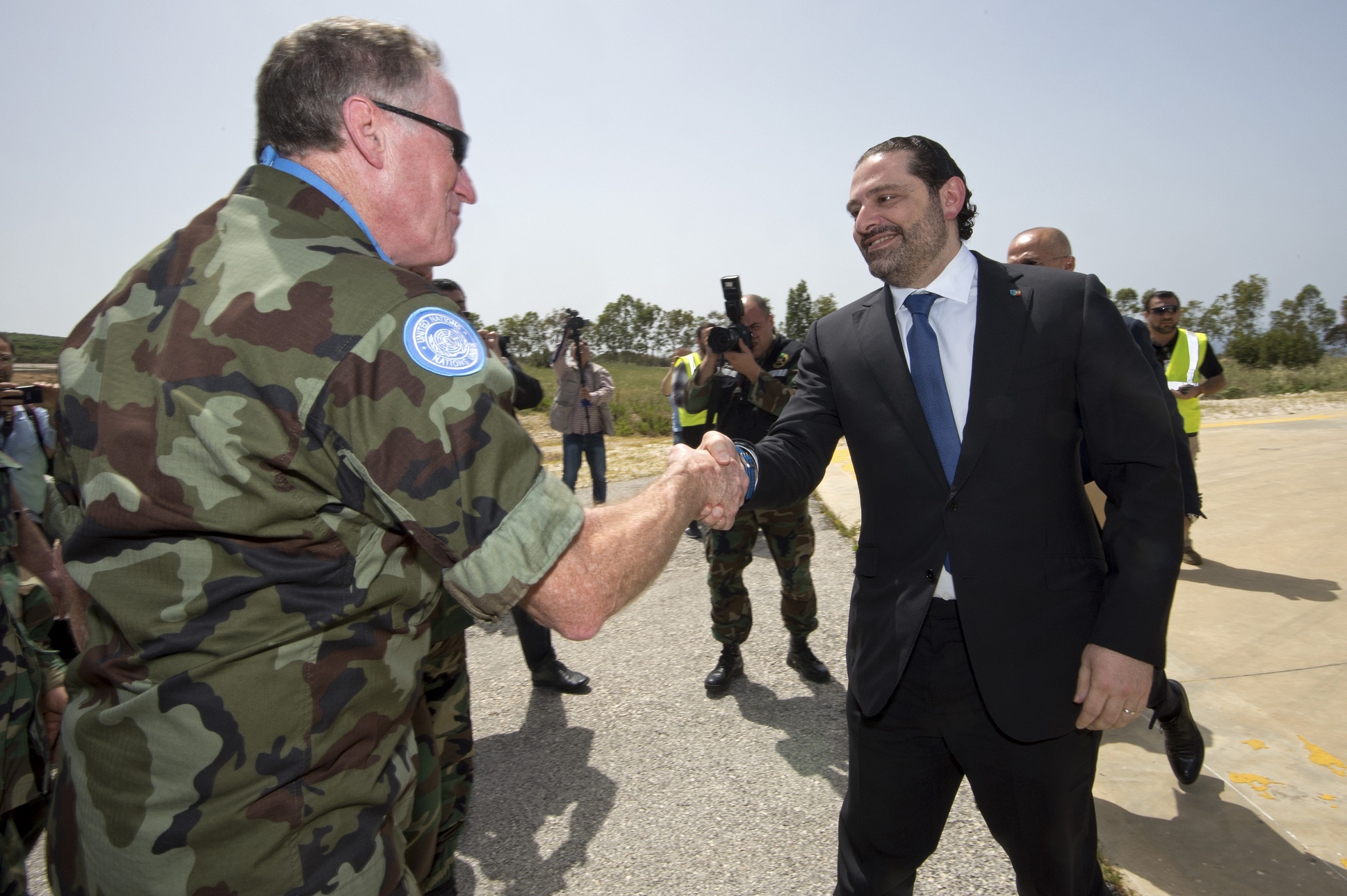 Prime Minister Hariri visits UNIFIL headquarters | UNIFIL