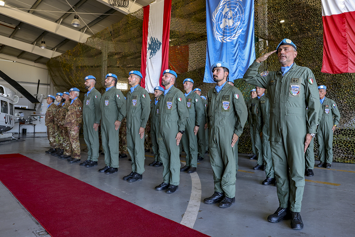 Lebanon: Task Force Italair, 45 years of flight for peace | UNIFIL