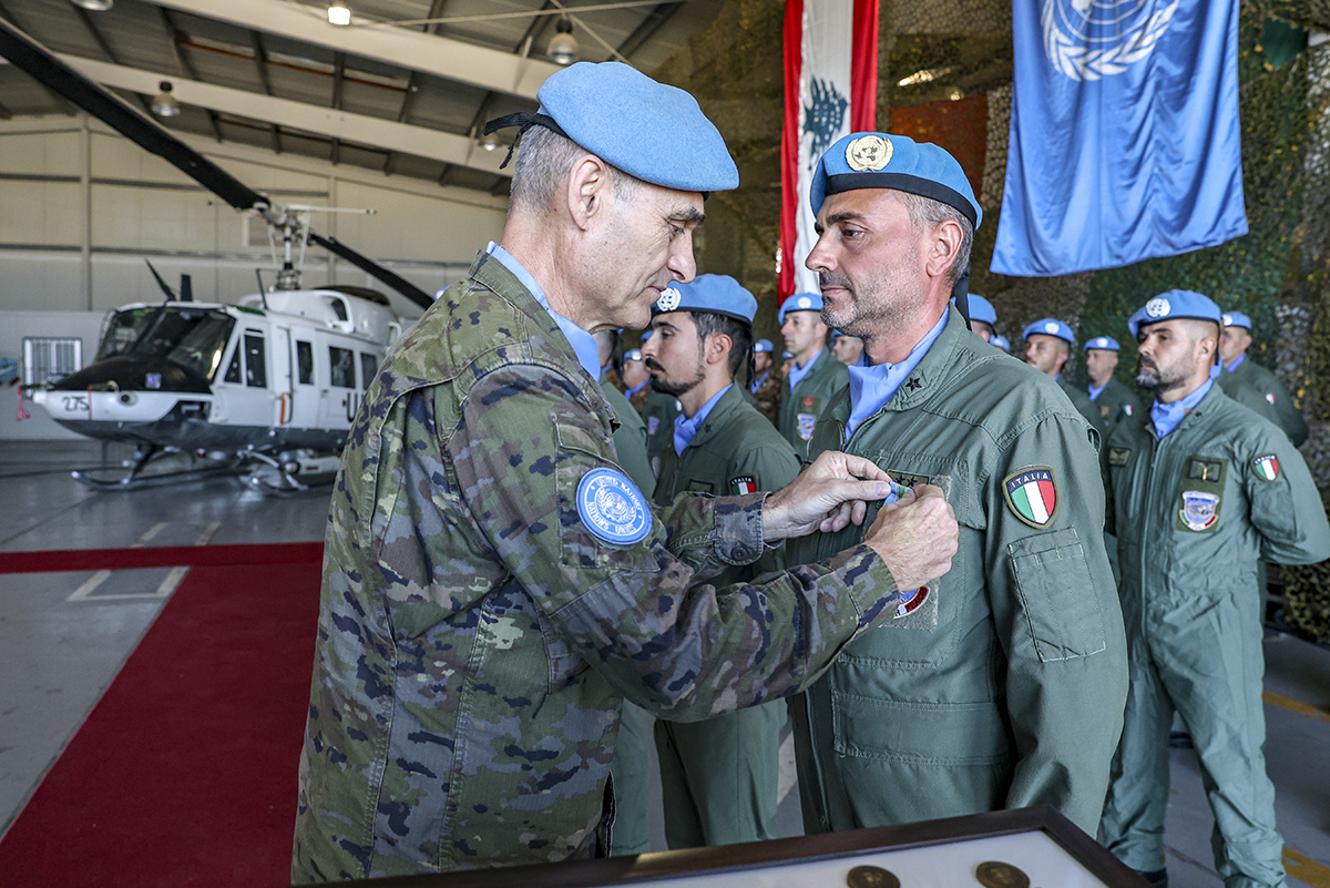 Lebanon: Task Force Italair, 45 years of flight for peace | UNIFIL