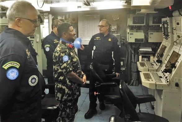 UNIFIL Deputy Force Commander visits Maritime Task Force Flagship at ...