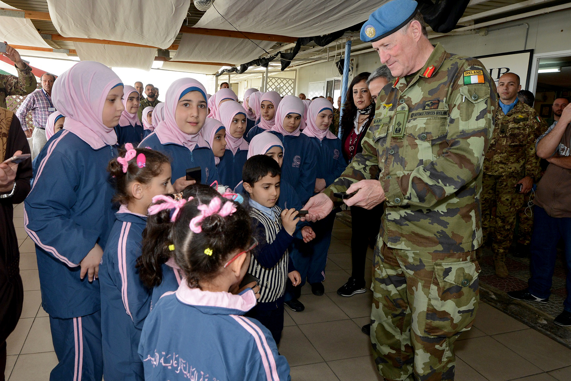 Children from Tibnin orphanage visit UNIFIL’s ITALAIR | UNIFIL