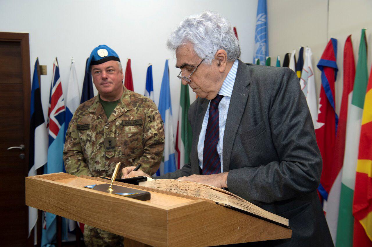 Foreign Minister Hitti visits UNIFIL and Blue Line | UNIFIL