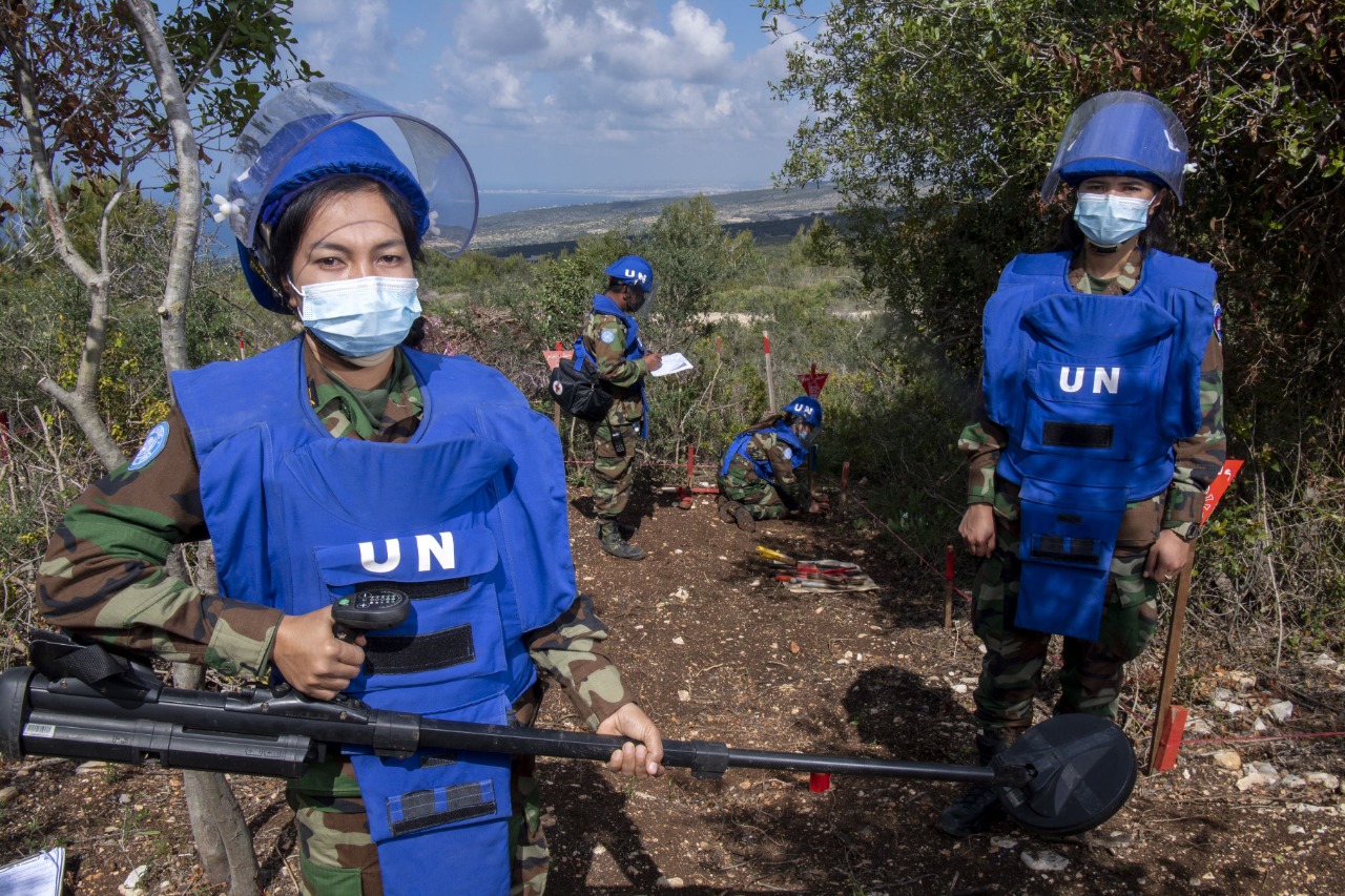 UNIFIL deminers persevere with clearing south Lebanese land of deadly ...