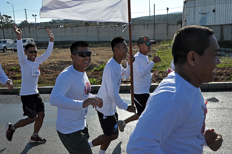 UNIFIL runs in solidarity with World AIDS Day | UNIFIL