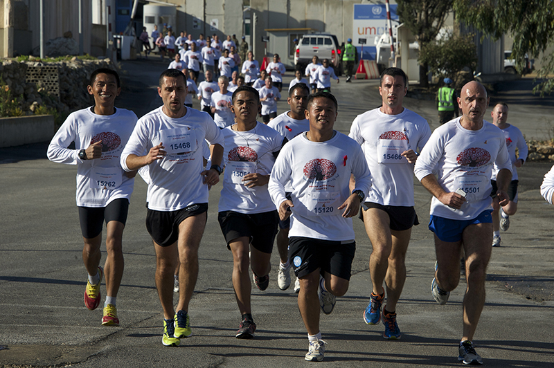 UNIFIL runs in solidarity with World AIDS Day | UNIFIL