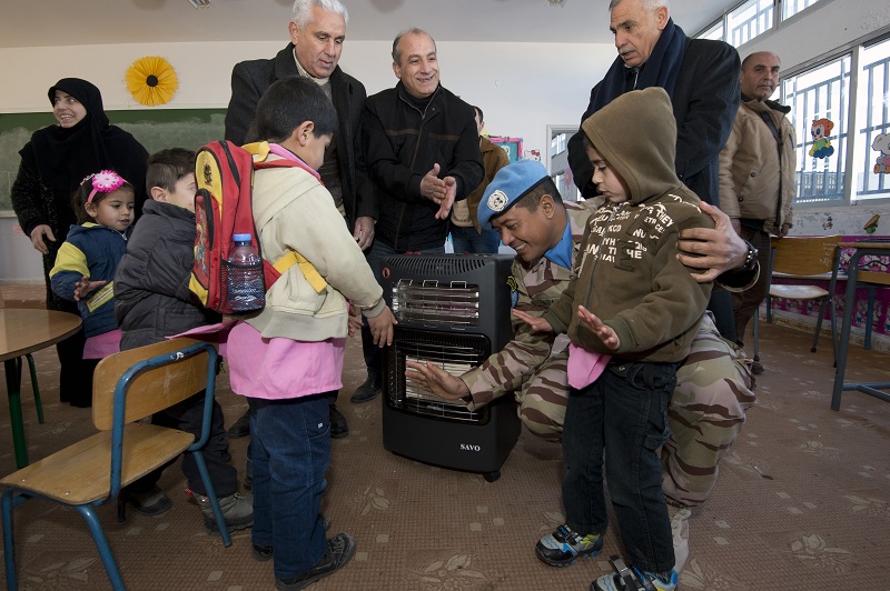 A warm classroom is a productive classroom | UNIFIL