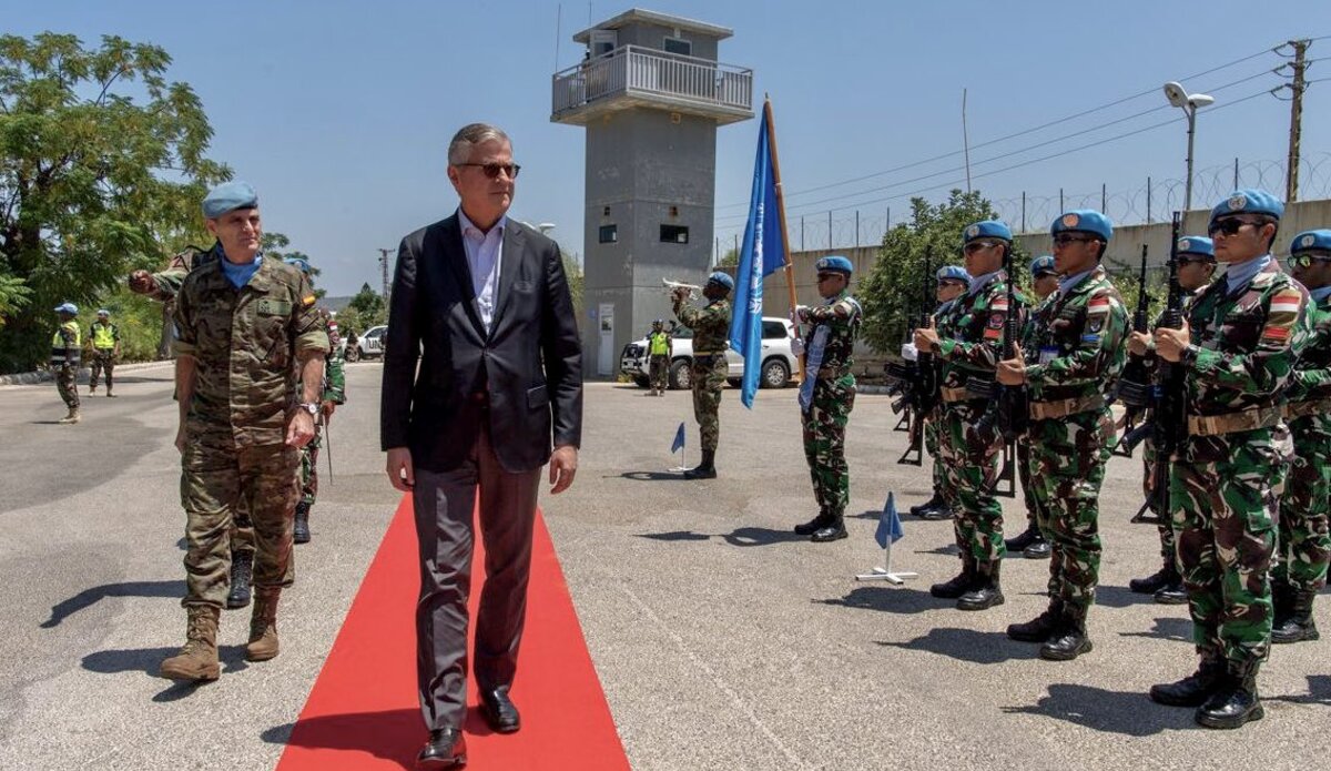 In visit to Lebanon, UN peacekeeping chief urges de-escalation | UNIFIL In visit to Lebanon, UN peacekeeping chief urges de-escalation | UNIFIL